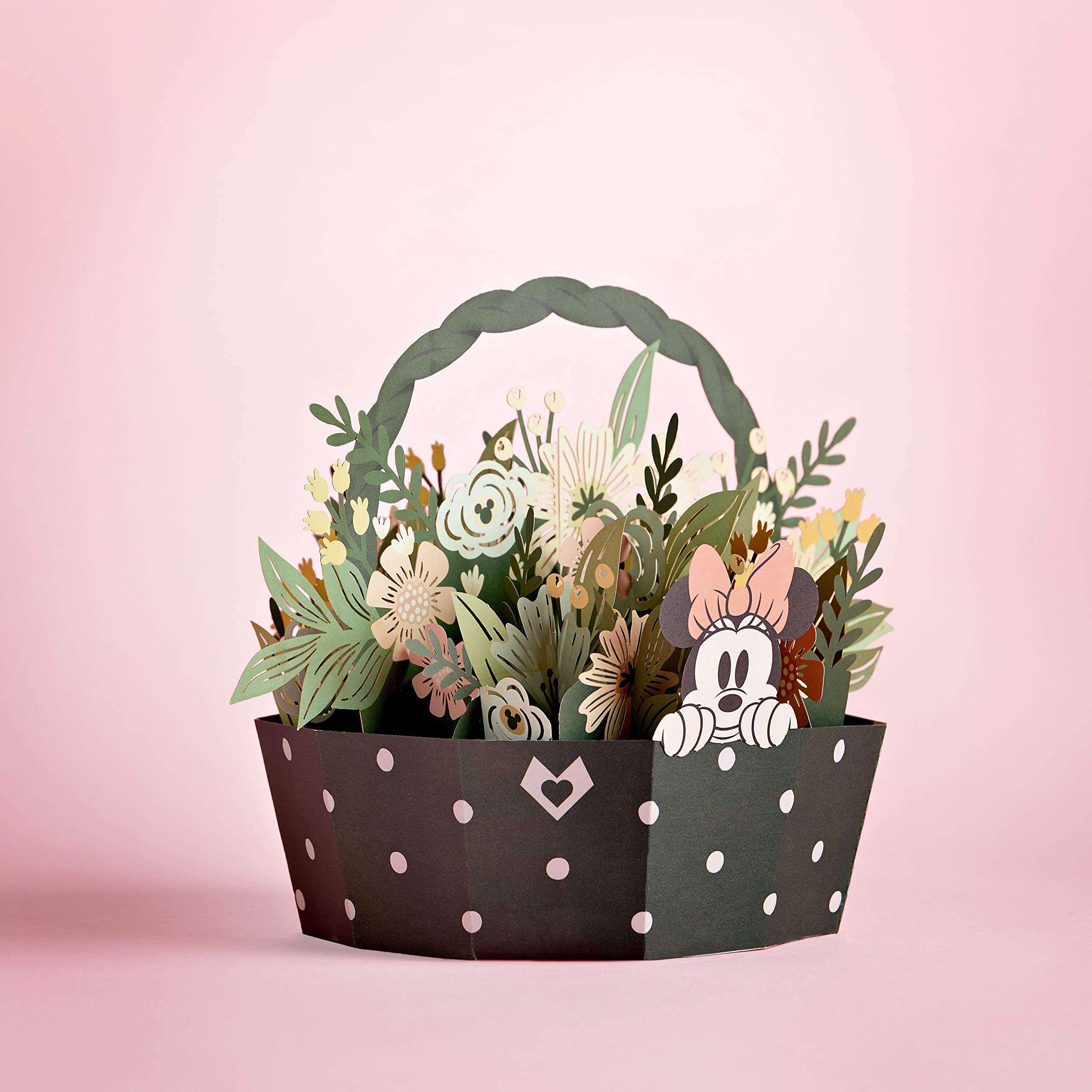 Lovepop Disney's Minnie Mouse Flower Basket Decoration