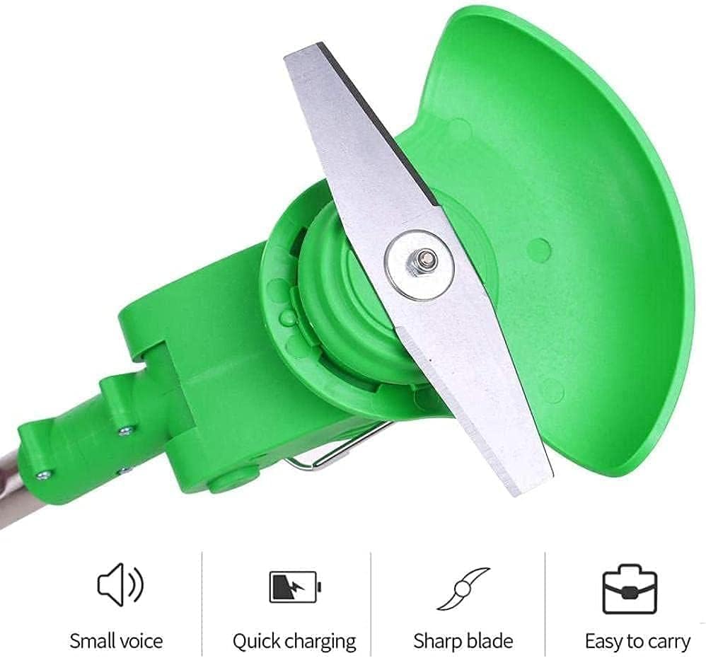 Handheld Cordless Grass Trimmer EPower Garden Tools Adjustable Electric Lawn Mower Pruning Cutter-2 Battery