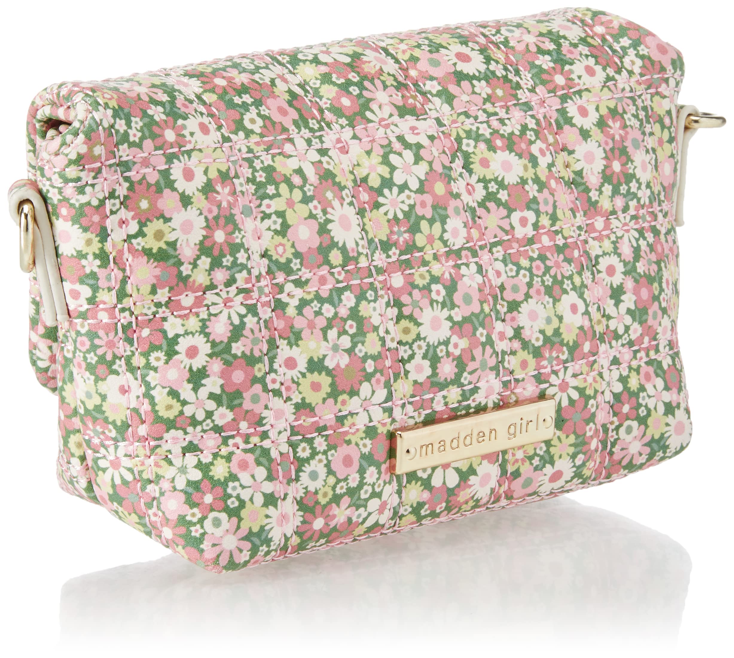 MADDEN GIRL Quilted Mini Crossbody, Floral
