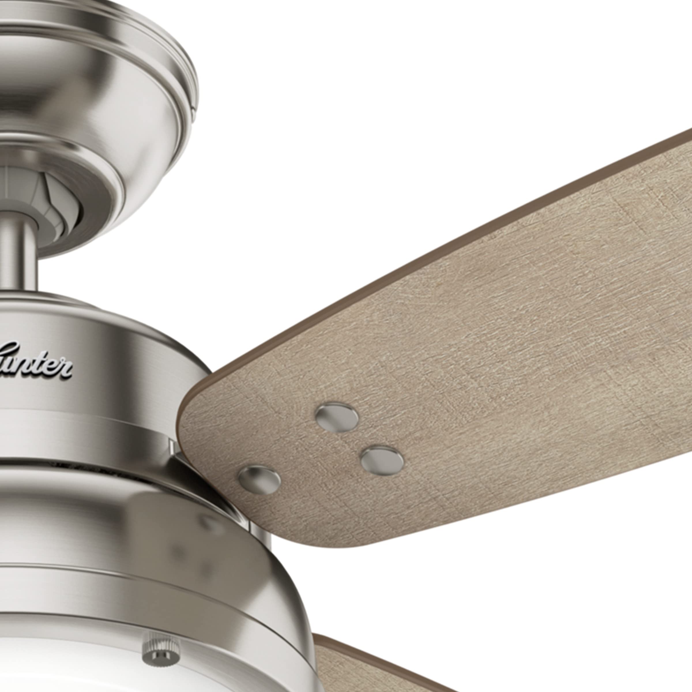 Hunter Fan Company 50388 Wingate Ceiling Fan, Brushed Nickel Finish