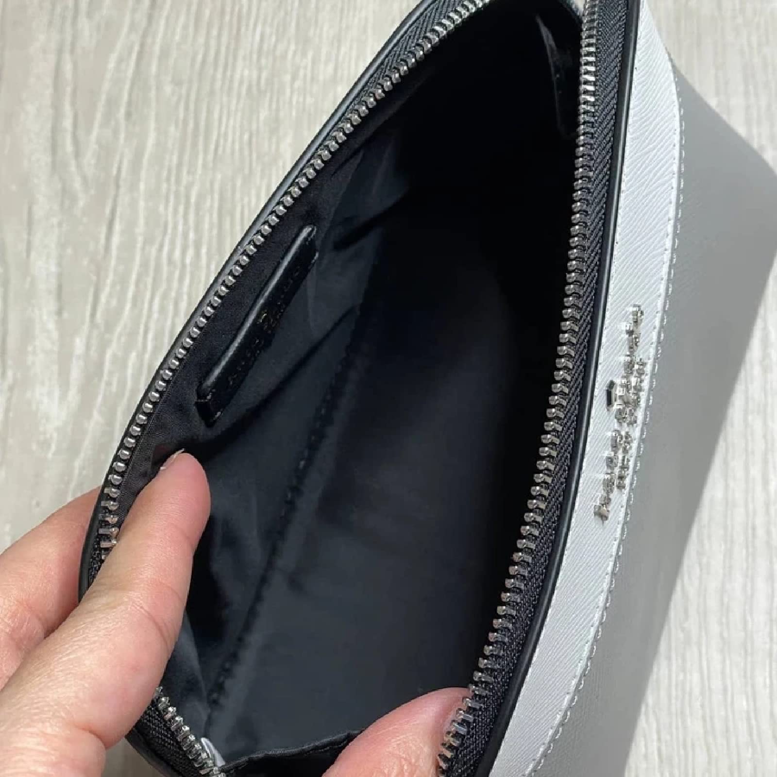 Kate Spade New York Colorblock Cosmetic Case Small Grey