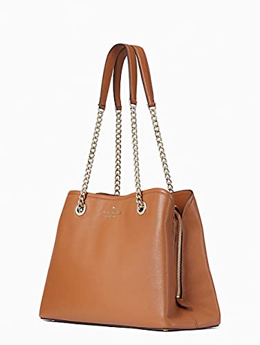 Medium Jordyn Chain Tote Shoulder Handbag (Warm Gingerbread)