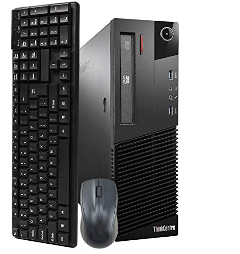 Lenovo ThinkCentre M93P SFF Computer Desktop PC, Intel Core i5 3.2GHz Processor, 16GB Ram, 256GB M.2 SSD, 2TB Hard Drive, Wireless Keyboard & Mouse, WiFi | Bluetooth, Windows 10 Pro (Renewed)