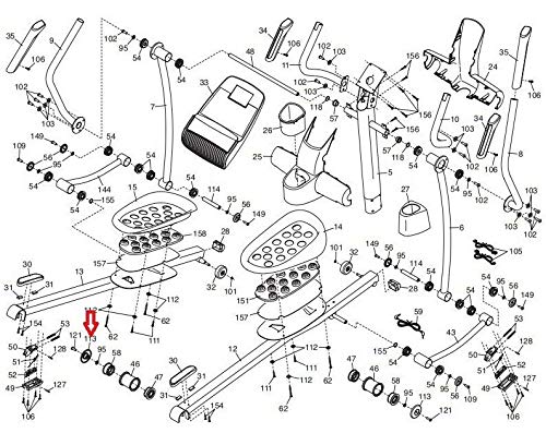 Icon Health & Fitness, Inc. Large Axle Cover 286660 Works with Epic FreeMotion NordicTrack Proform Elliptical