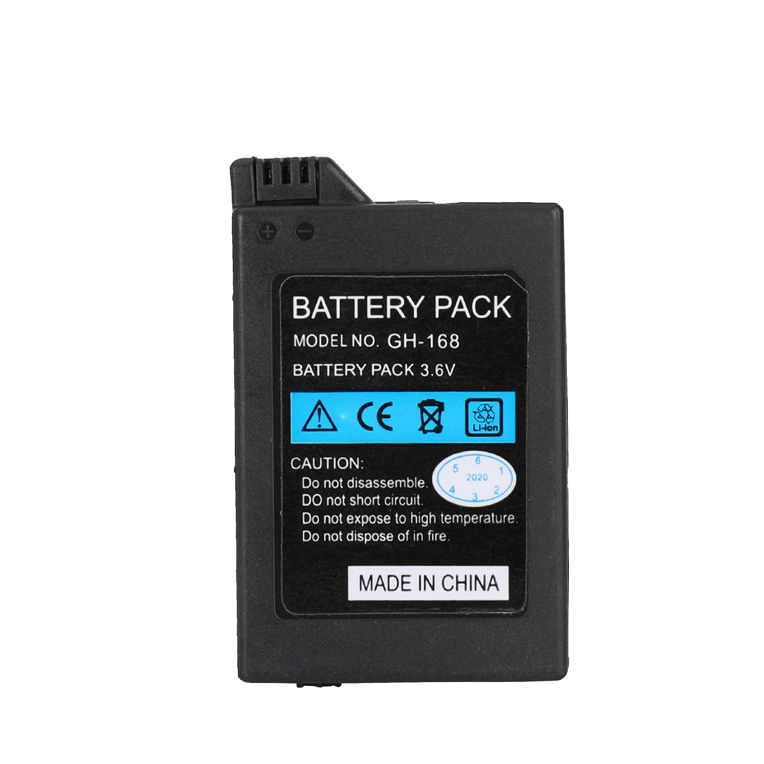 Lermity Rechargeable Battery and Charger for PSP 2000 3000 Replacement Battery Pack 3600mAh