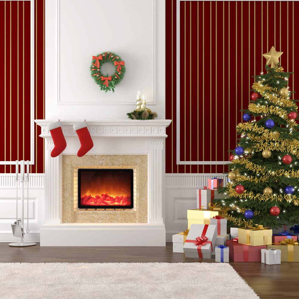 JTLB Fireplace Decorative Lantern, Fireplace Flame Christmas LED Flame Lamps Simulated Fireplace Light Lamps Flame Effect Light for Outdoor Indoor Table Window Terrace