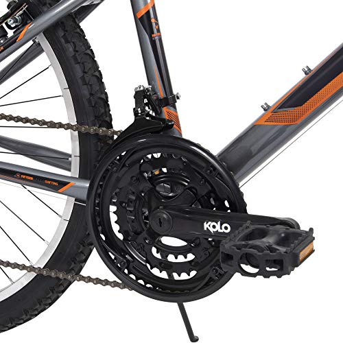 Huffy Mountain Bike Boys 24-inch Kids Bicycle , Gray