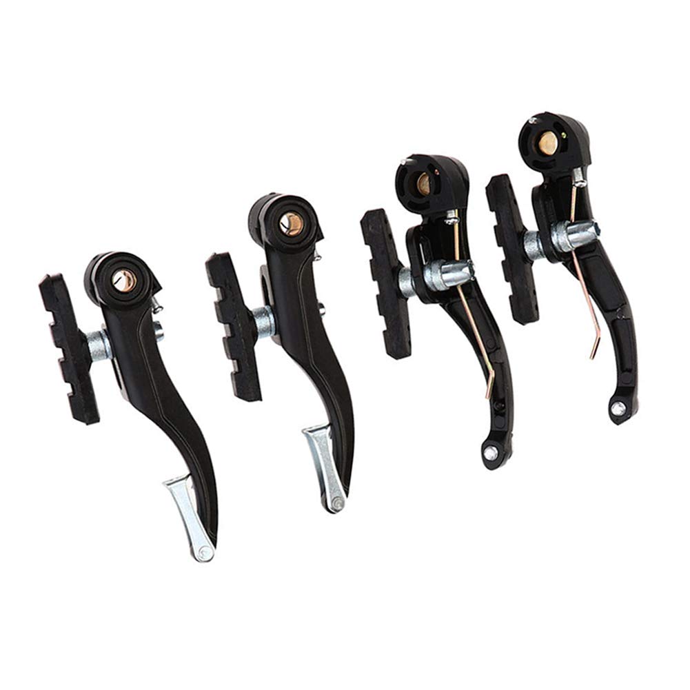 kaaka 1 Set V Brakes Levers Cables Front + Rear Kit Set Assembly Brake System Replacement Accessories for Mountain Bike Folding Bicycle