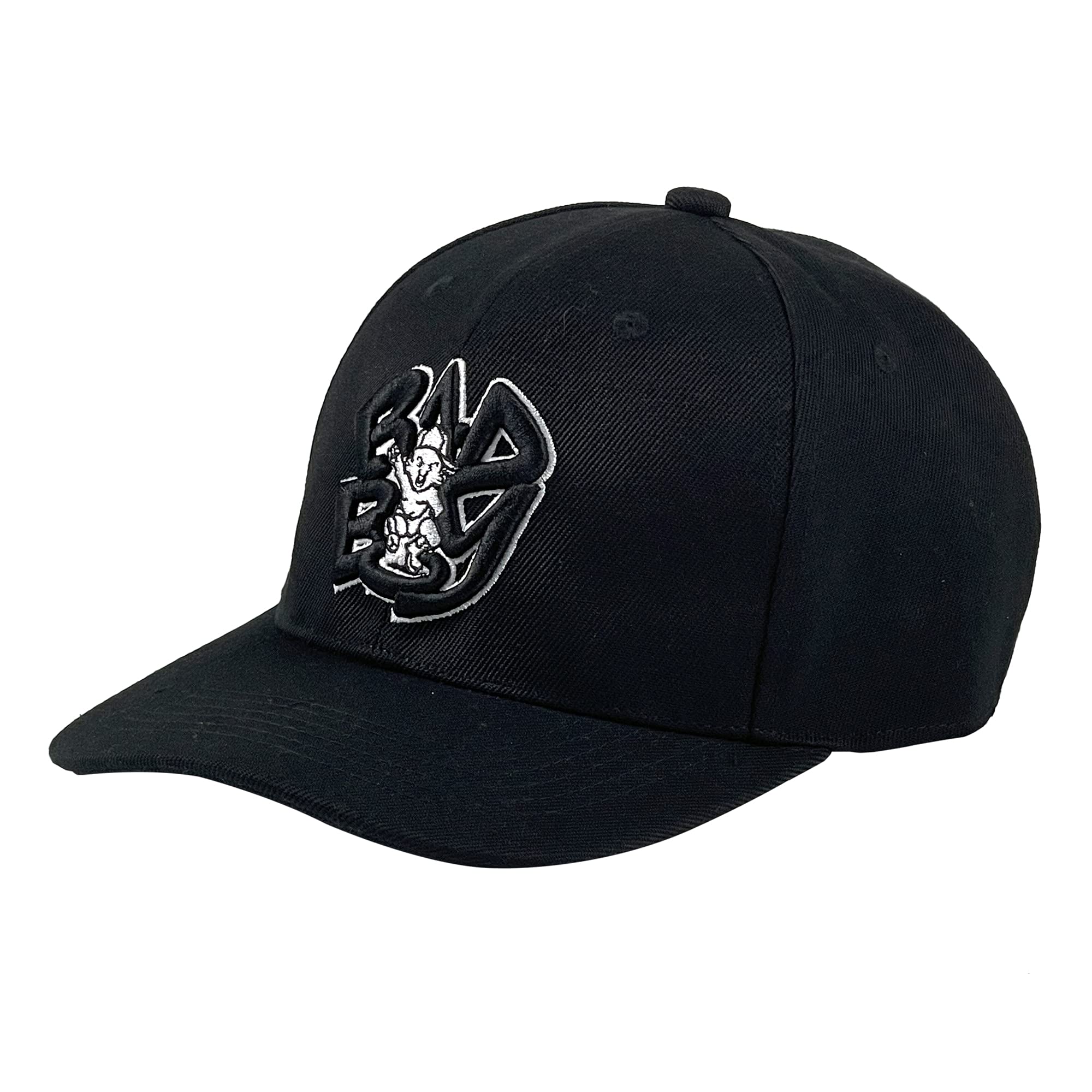 Kaleid Bad Boy Snapback Dad Hat Sport Outdoors Adjustable Baseball Cap Embroidered Black White,7-7 5/8