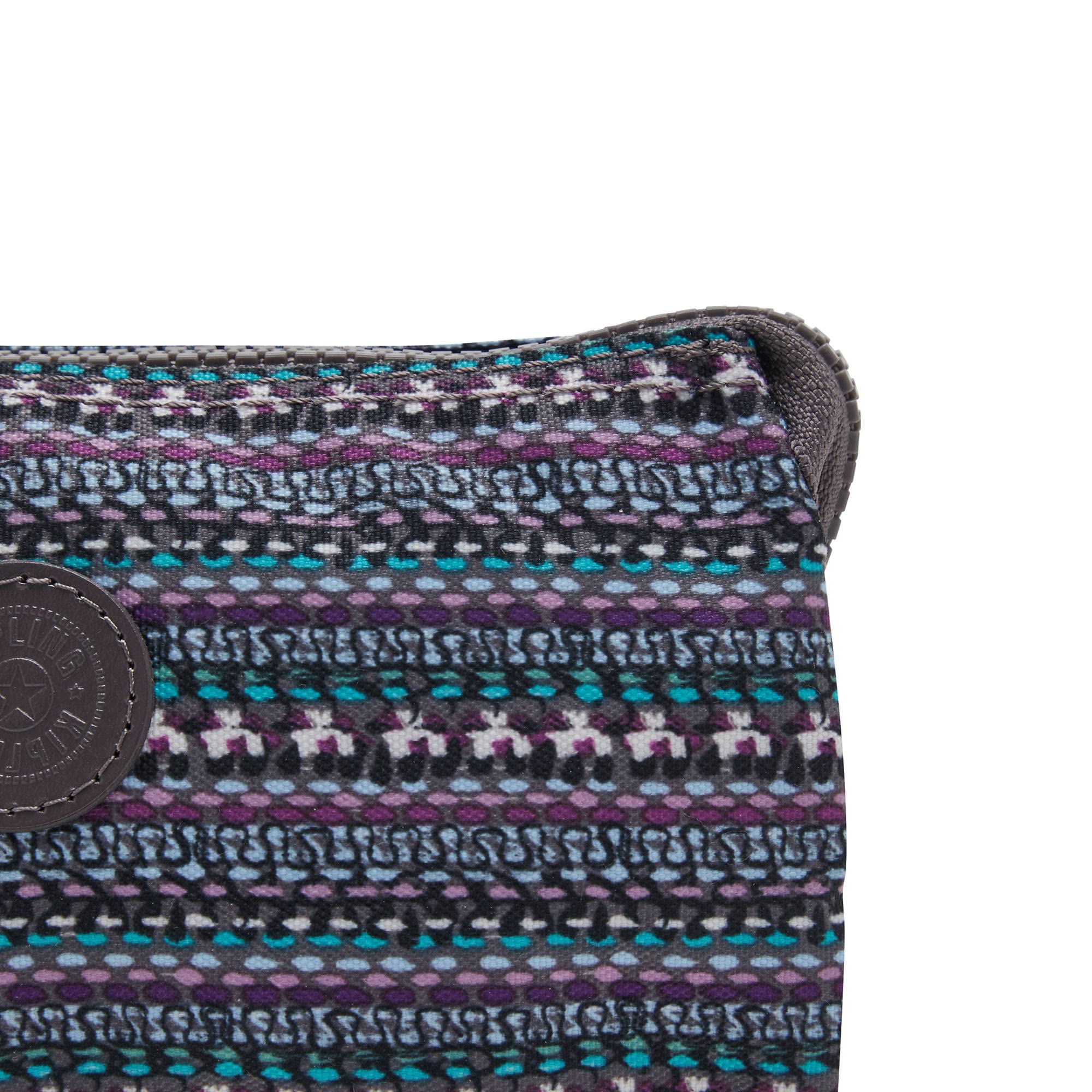 Kipling Creativity Large Printed Pouch Stripy Dots