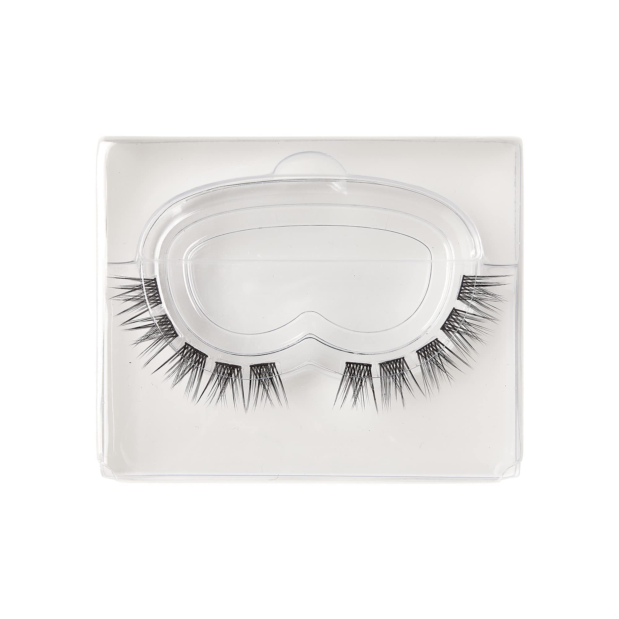 KISS Falscara DIY Eyelash Extension Volumizing Wisps - Featherlight Synthetic Reusable Artificial Eyelashes Pack of 10 Mini Lash Clusters for that Authentic Eyelash Extension Look