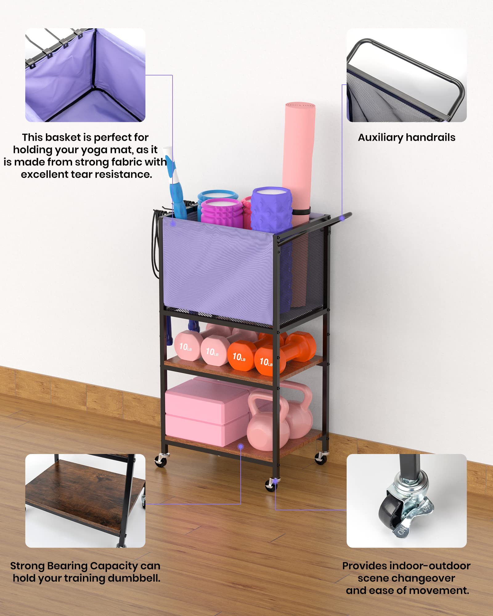 LIFXIZE Yoga Mat Holder
