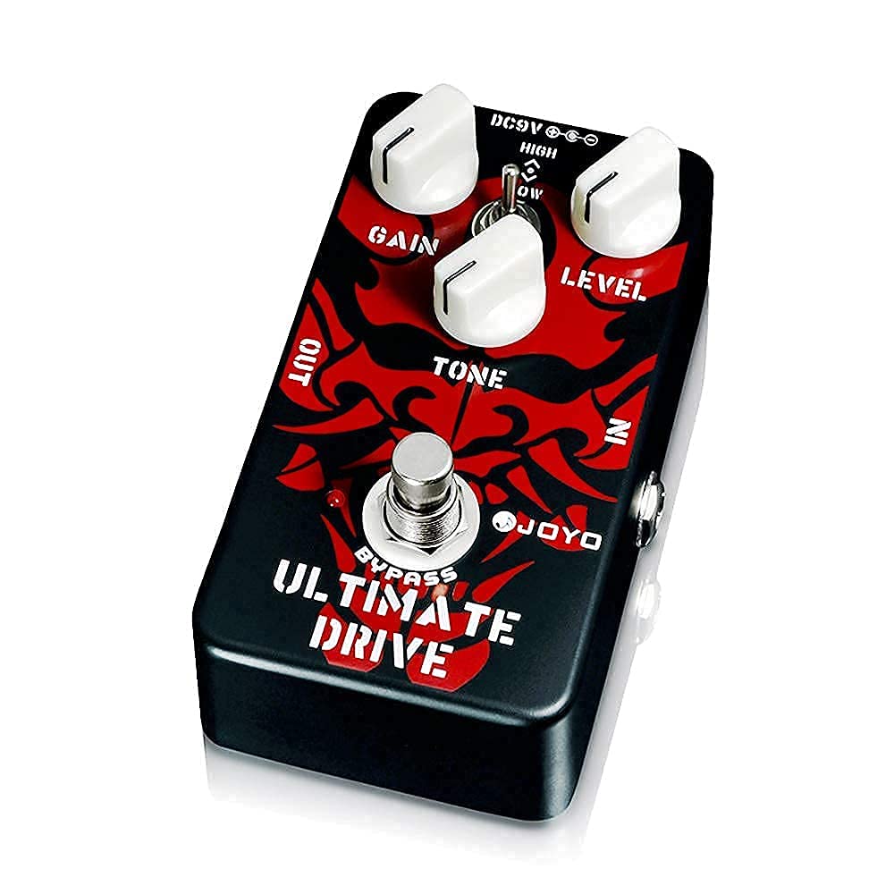 JOYO JF-02 Ultimate Drive Overdrive Pedal Bundle with DC 9V Pedal Power Supply (800mA -1A) AC Adapter
