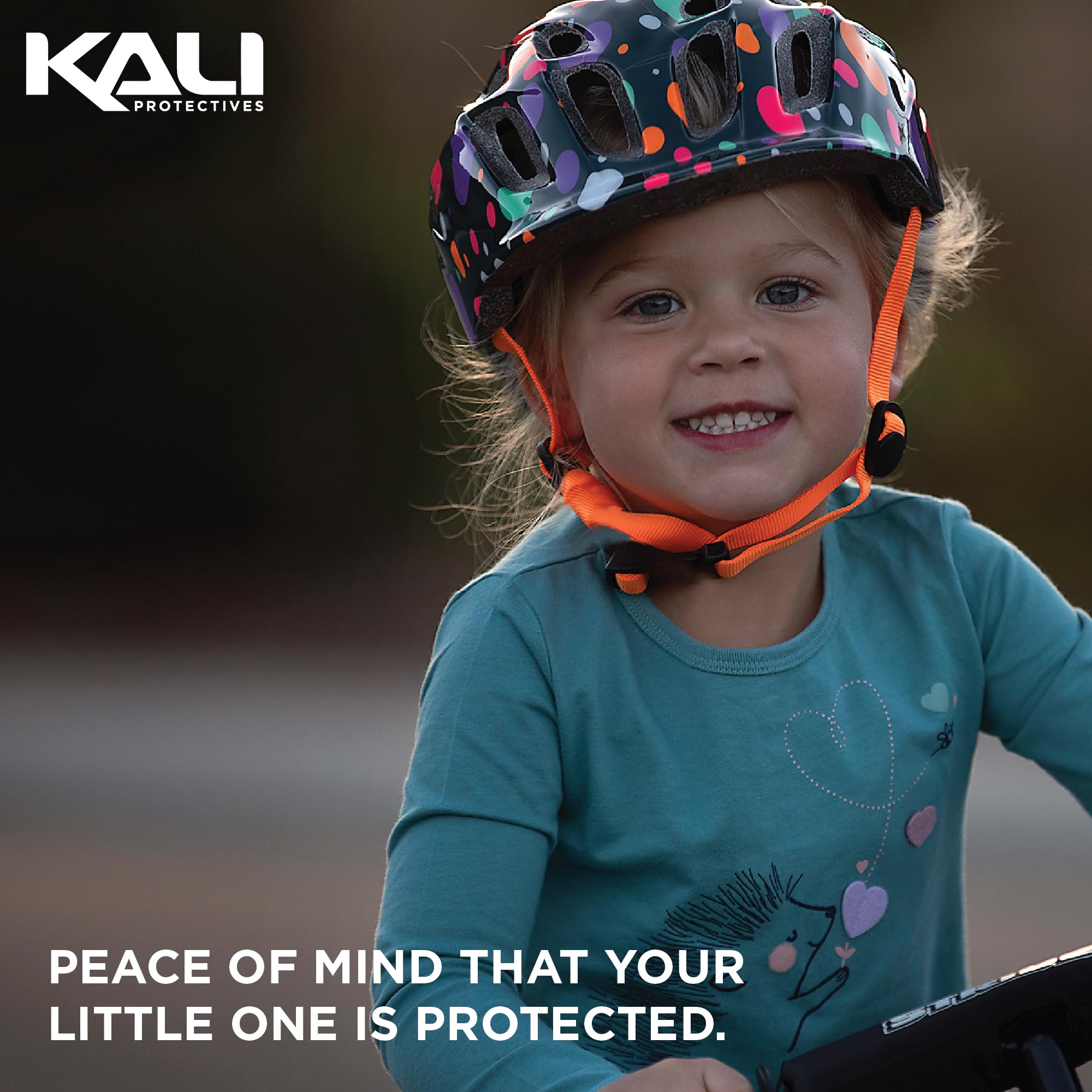 Kali Protectives Chakra Lighted Youth Cycling Helmet - Youth Confetti Gloss Yellow Small