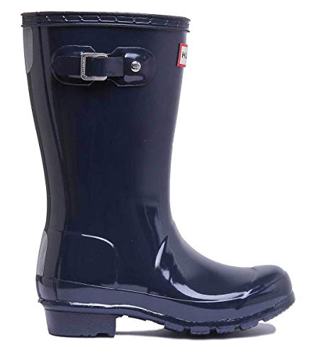 Hunter Original Kids' Gloss Rain Boot (Little Kid/Big Kid) Navy 1 Little Kid M