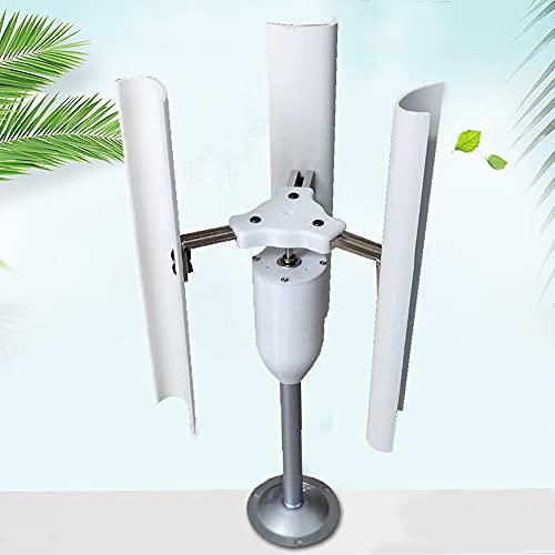 HUNGUOZHI Vertical Axis Wind Turbine, Permanent Magnet Electric Motor 3-Phase, Permanent Magnet Generator DIY FIT for Interior Decoration, Scientific Experiment, Model Making