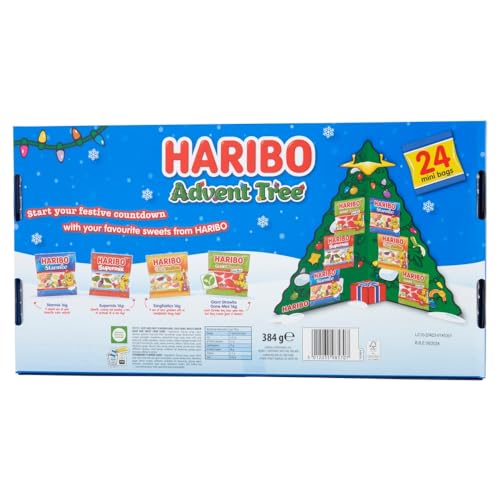 HARIBO Advent Tree Sweets Christmas Advent Calendar 384g