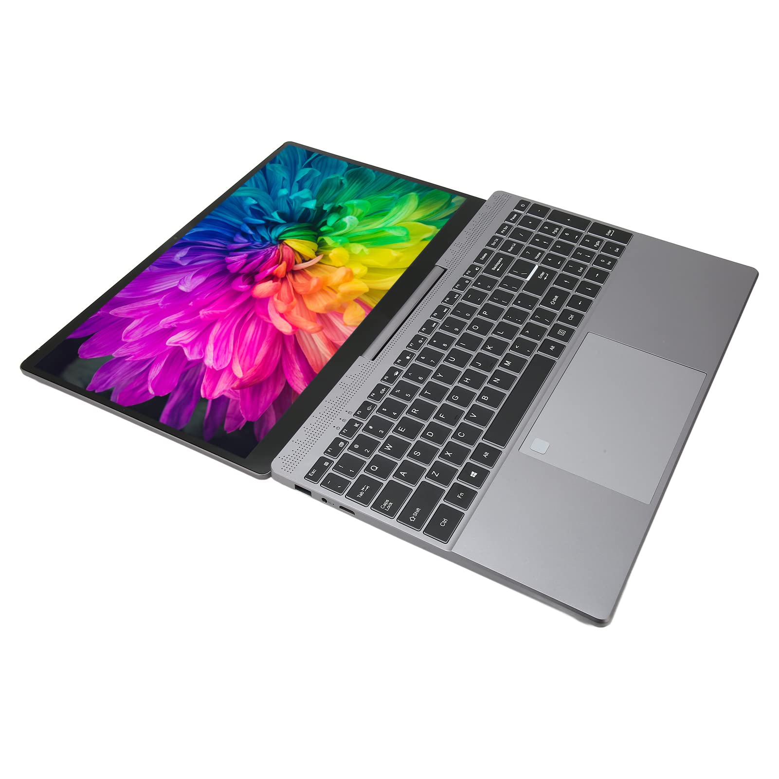 Jopwkuin Tablet Laptop, RGB Backlit Office Laptop 15.6in Touchscreen for Family (US Plug 512GB)