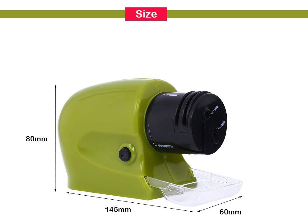 Krupasadhya Swifty Sharp Cordless Sharpener for Knife Plastic - Green