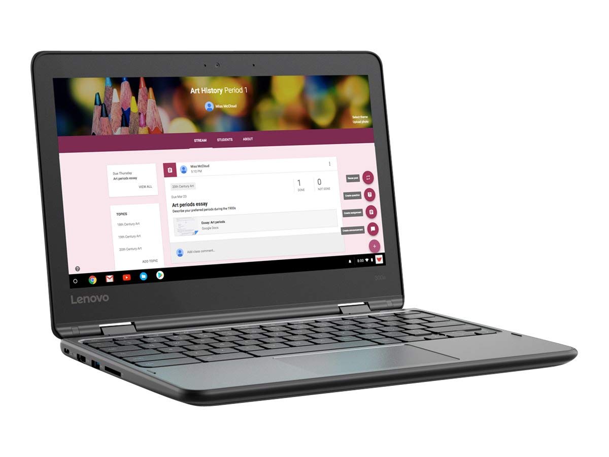 Lenovo 300e Chromebook 11.6" Touchscreen 2 in 1 Chromebook A4-9120C 4GB RAM 32GB Flash Memory
