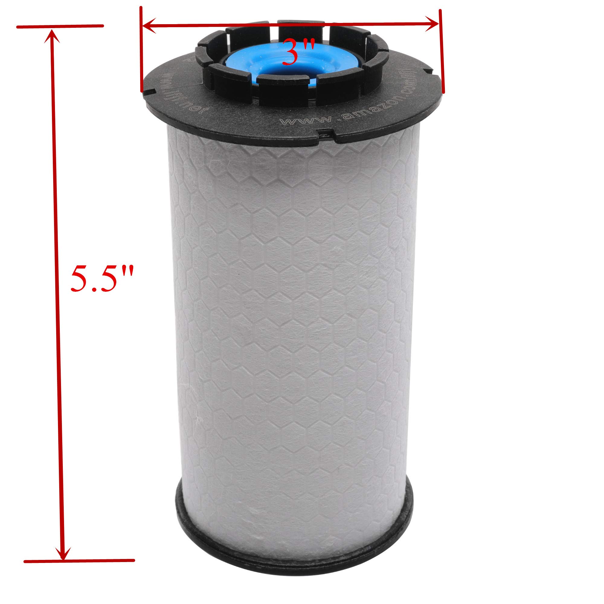 iFJF 68235275AA Fuel Filter Element Replacement for Ram 1500 3.0L V6 2014-2019 Ecodiesel Engine 10 Micron Replaces WF10245 CS11997