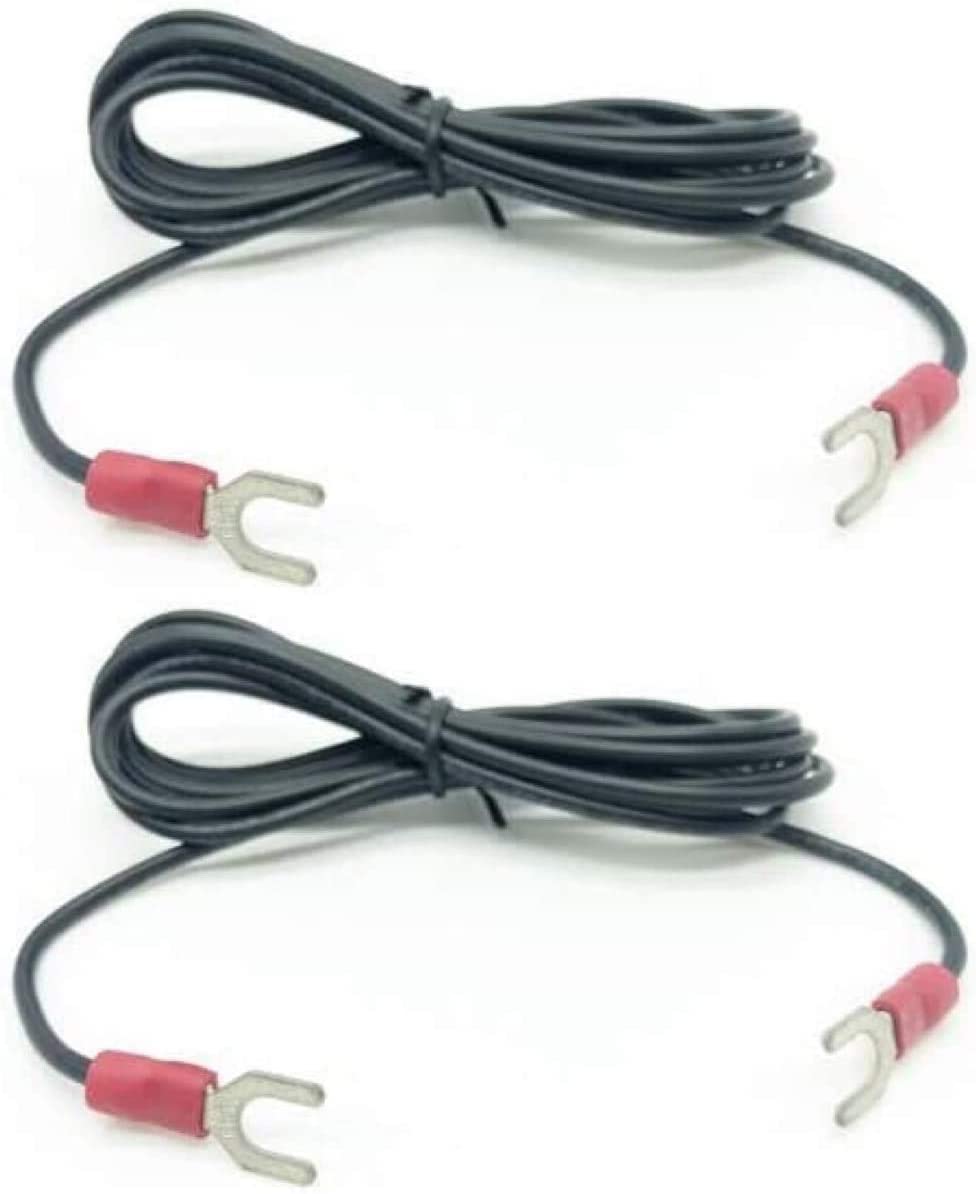 JIAN (2PCS) Phonograph Turntable Ground Wire 5-ft Technic for Magnetic Cartridge Turntables