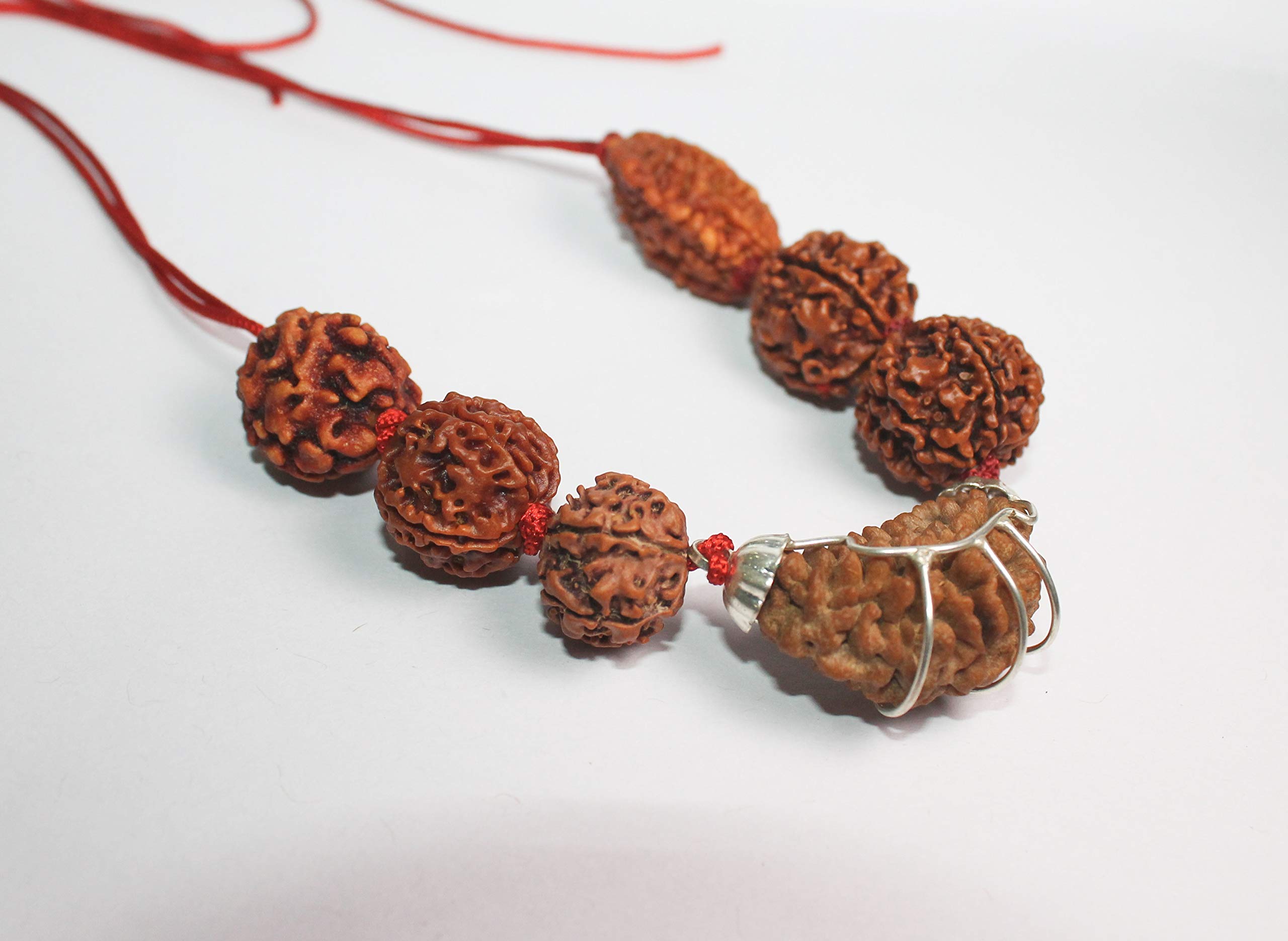 IndianStore4All IS4A Certified Rudraksha Mala (1, 2, 3, 4, 5, 6, 7 Mukhi, Face) Beads Necklaces