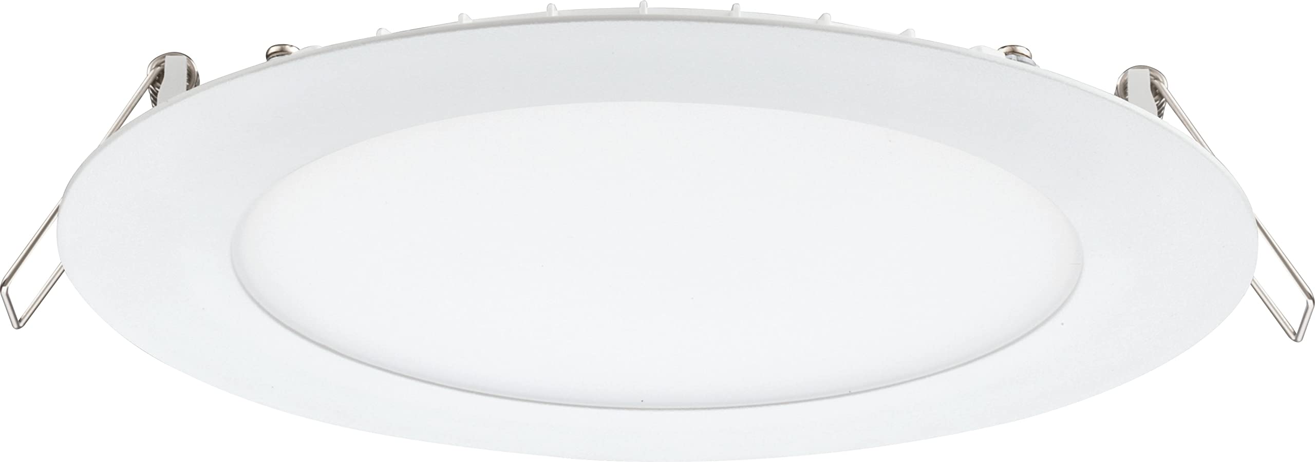 Juno WF6 SWW5 90CRI CP6 MW M2 Round LED Wafer Downlight, 120 Volts, Switchable Color Temperature 2700K/3000K/3500K/4000K/5000K, Triac Dimming, 6-Inch Ultra Thin Trim (Six Pack), Matte White