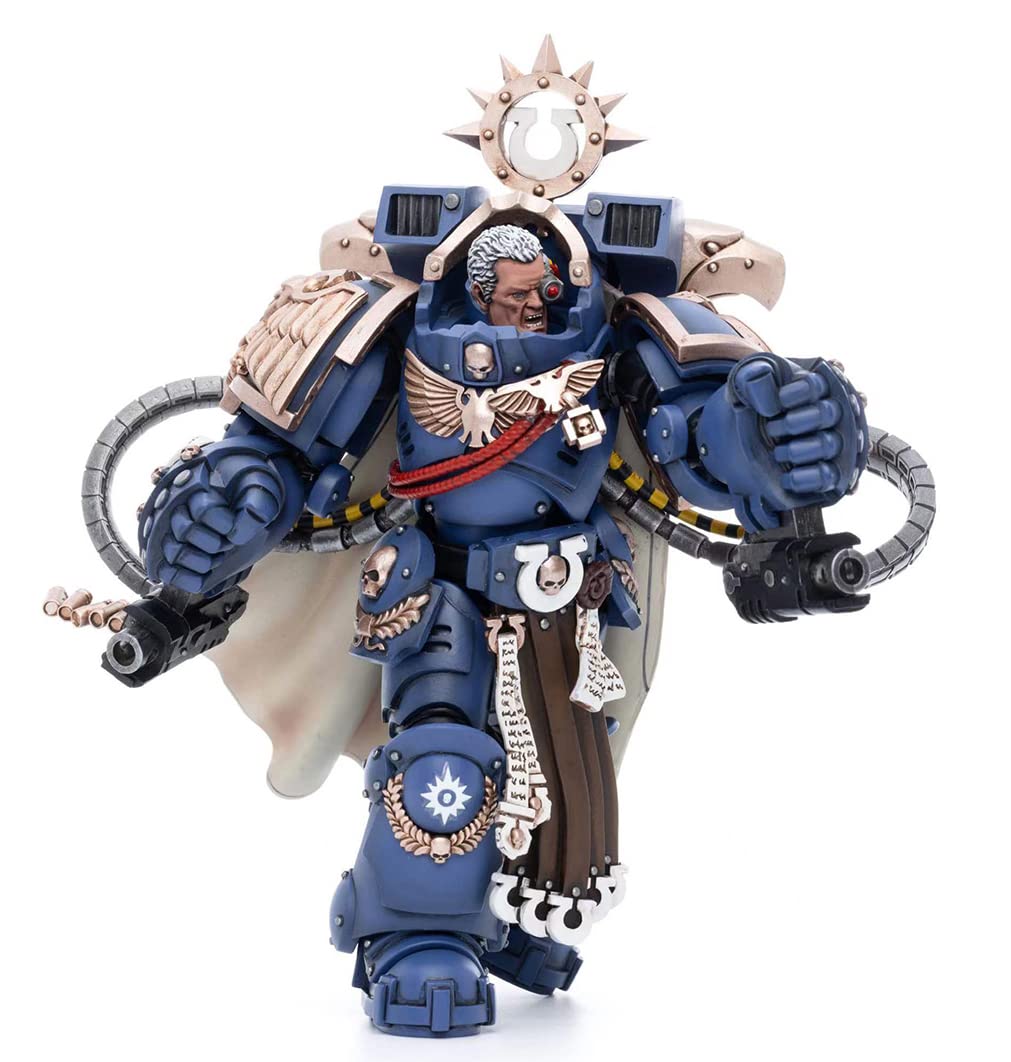 HiPlay JoyToy Warhammer 40K Ultramarines Chapter Master Marneus Calgar 1:18 Scale Collectible Action Figure