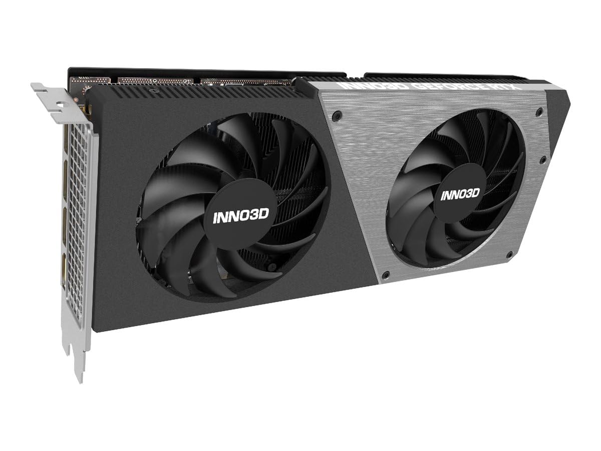 INNO3D Geforce RTX 4060 Ti 8GB Twin X2 OC Grafikkarte - 8GB GDDR6, 1x HDMI, 3X DP