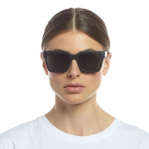 Le Specs Women's Weekend Riot Sunglasses, Matte Black, One Size