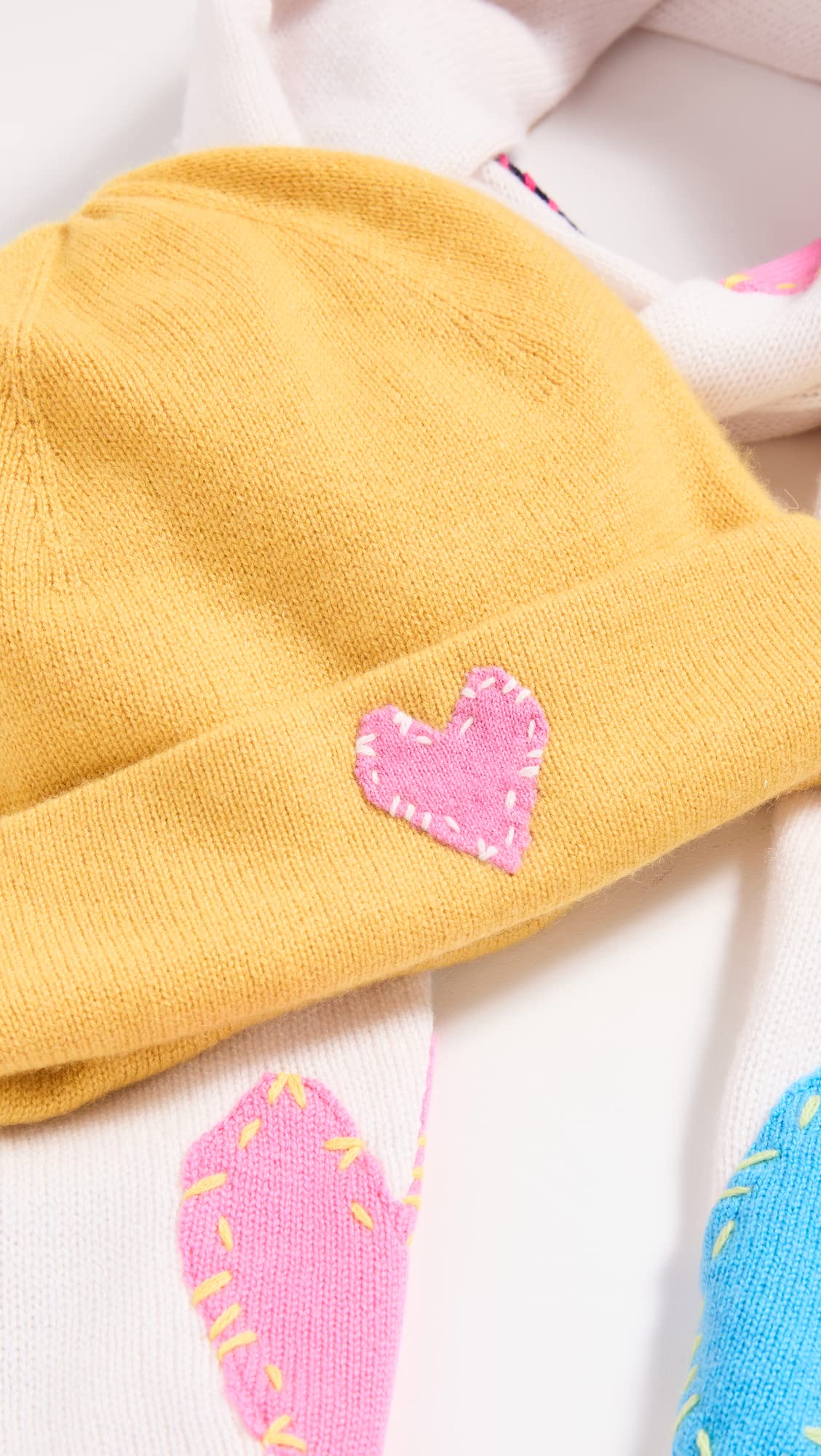 Kerri Rosenthal Women's Love Cashmere Beanie, Golden, One Size