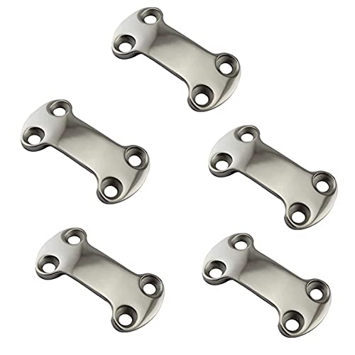 LMMDDP 25mm Stainless Steel Marine Boat Belt Cam buckle Plate 1" Durable SS304 Strap Fixing Cam Buckle 5pcs pack for yacht accessories