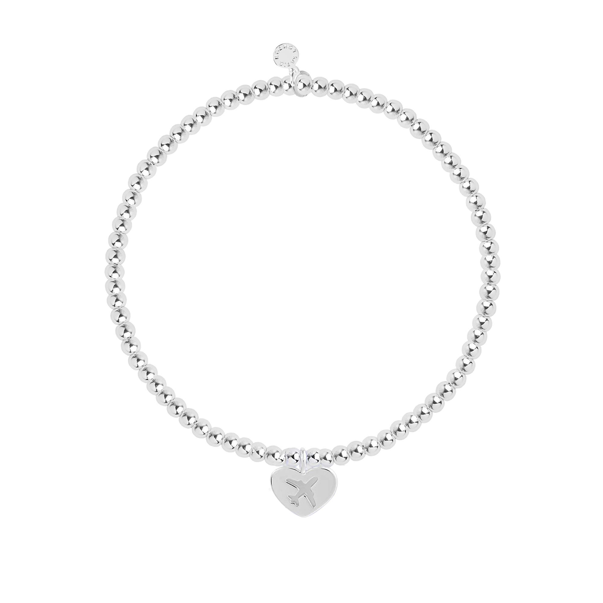 KATIE LOXTON a Little Life is an Adventure Womens Stretch Adjustable Band Fashion Charm Bracelet