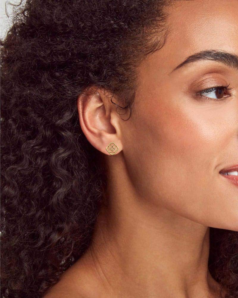Kendra Scott Dira Stud Earrings in 18K Gold Vermeil, Fine Jewelry for Women