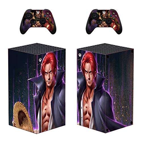 KAJAL MANI X-box-One-Series X Skin Set Pirate King HD Printing Faceplate Protective for Console, Controller Skin Decal