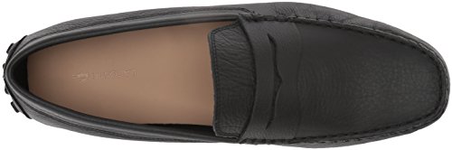 Lacoste Men’s Concours Shoes, Black leather, 7 Medium US