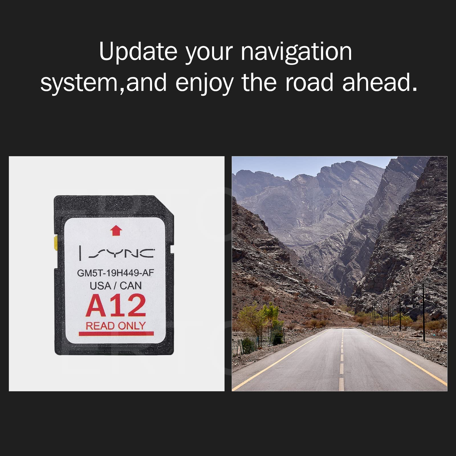 Latest Ford Navigation SD Card,Compatible with Ford & Lincoln Update A12 Ford Navigation Card for USA and Canada |GM5T-19H449-AE