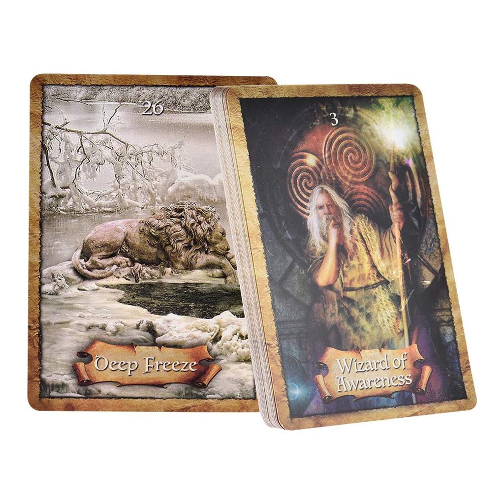 Huluda The Enchanteds Map 54 Oracle Cards Deck Mysterious English Tarot Divination Fate