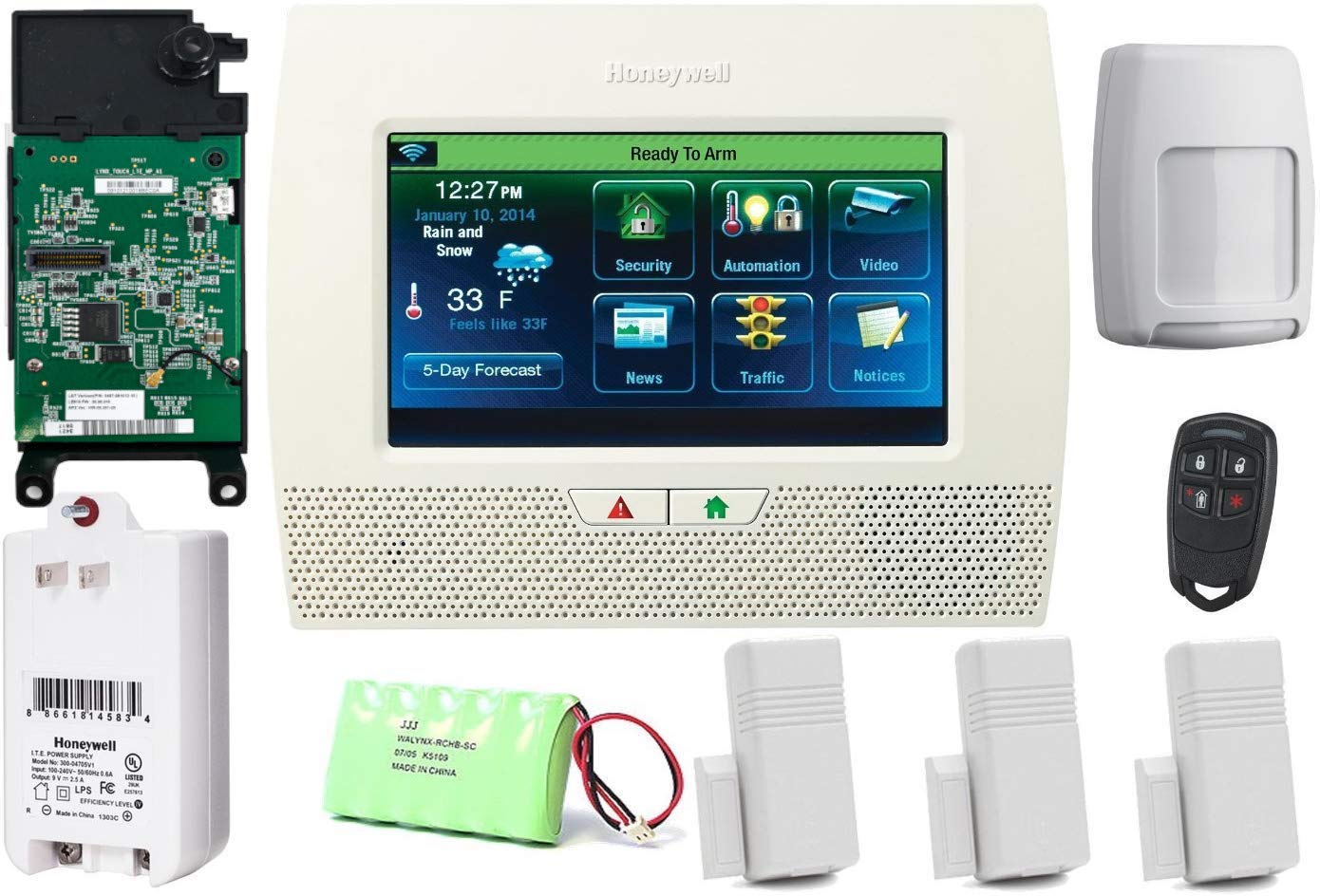 Honeywell Lynx Touch L7000 GSM Security Alarm Package with 3GL Cellular Communicator