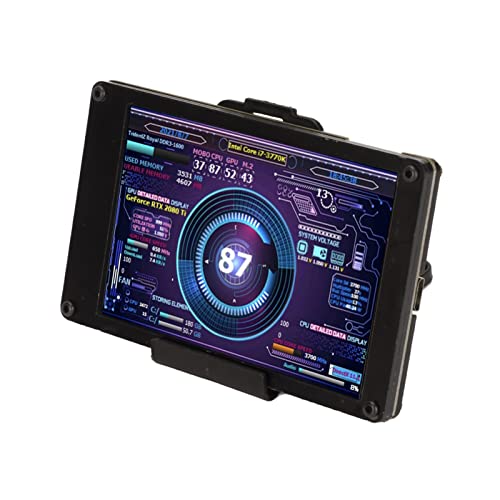 PC Temperature Display, USB Connection Energy Saving 3.5 Inch Computer Temp Monitor for Internet