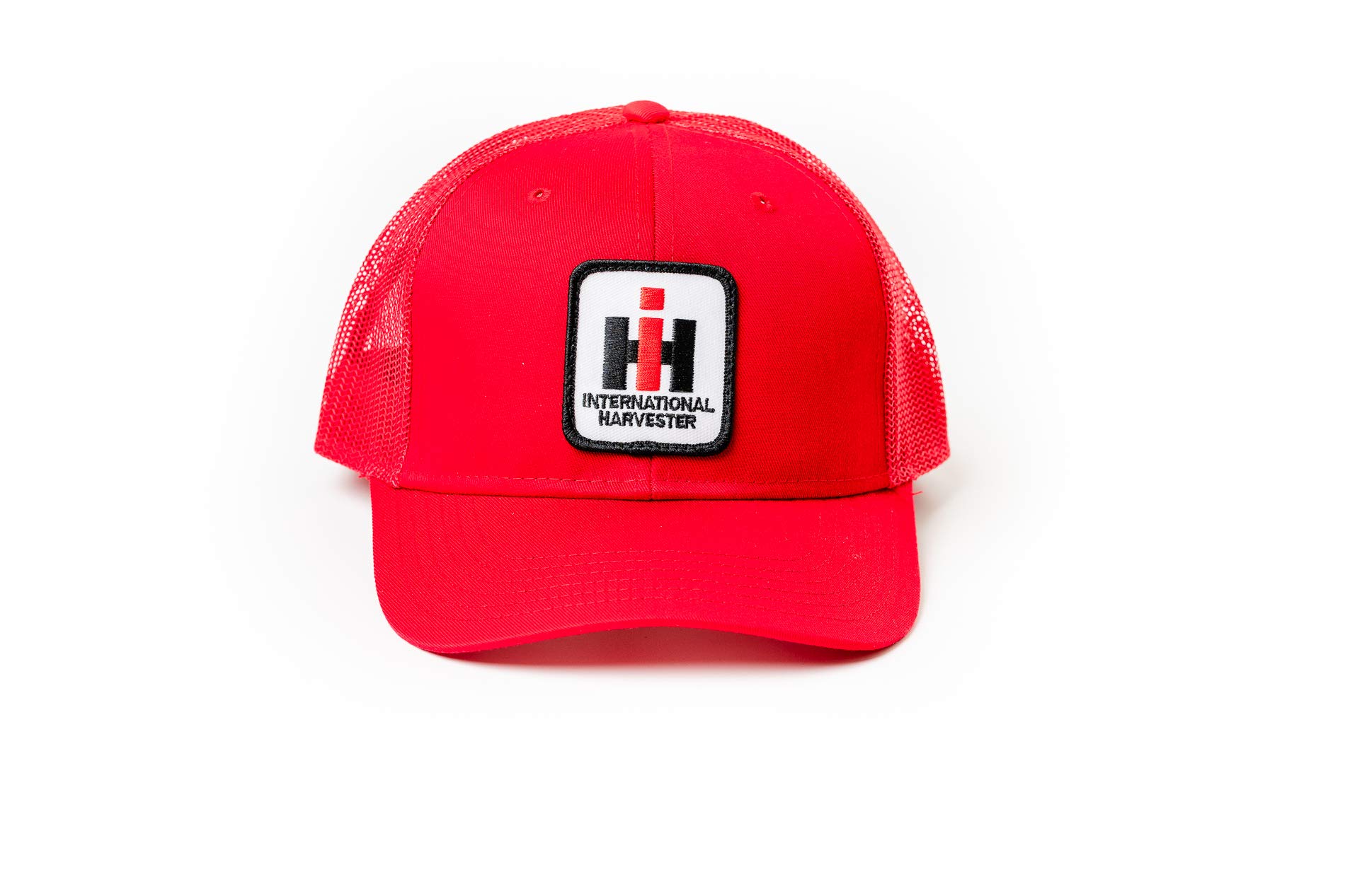 International Harvester IH Logo Hat, red mesh
