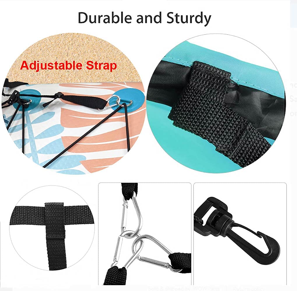Karibou 42 inches Downwind Wind Sail Kit Kayak Wind Sail Kayak Paddle Board Accessories, Easy Setup & Deploys Quickly, Compact & Portable, Royal Blue