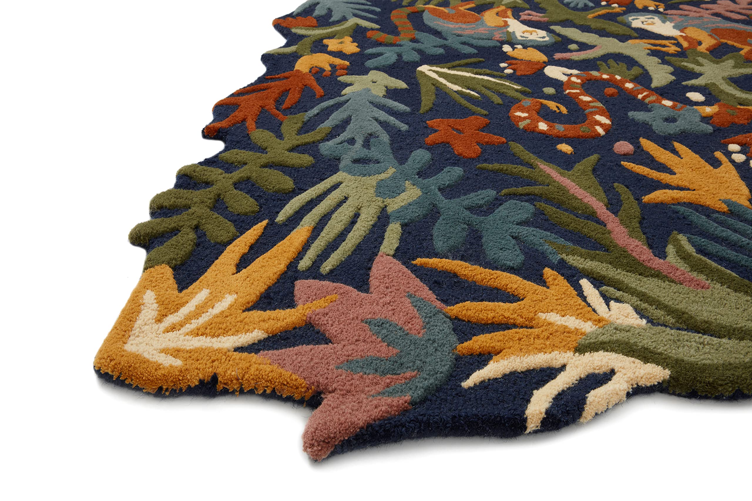 Justina Blakeney x Loloi Optimism Collection OPT-01 Navy / Multi 5'-0" x 7'-6" Area Rug