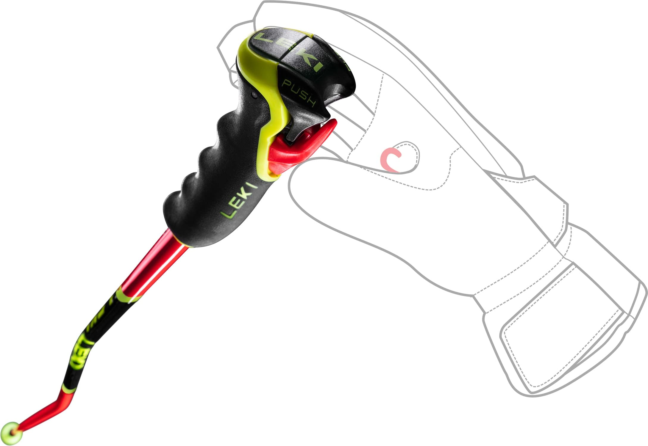 LEKI WCR GS 3D Ski Poles 130cm (52in)