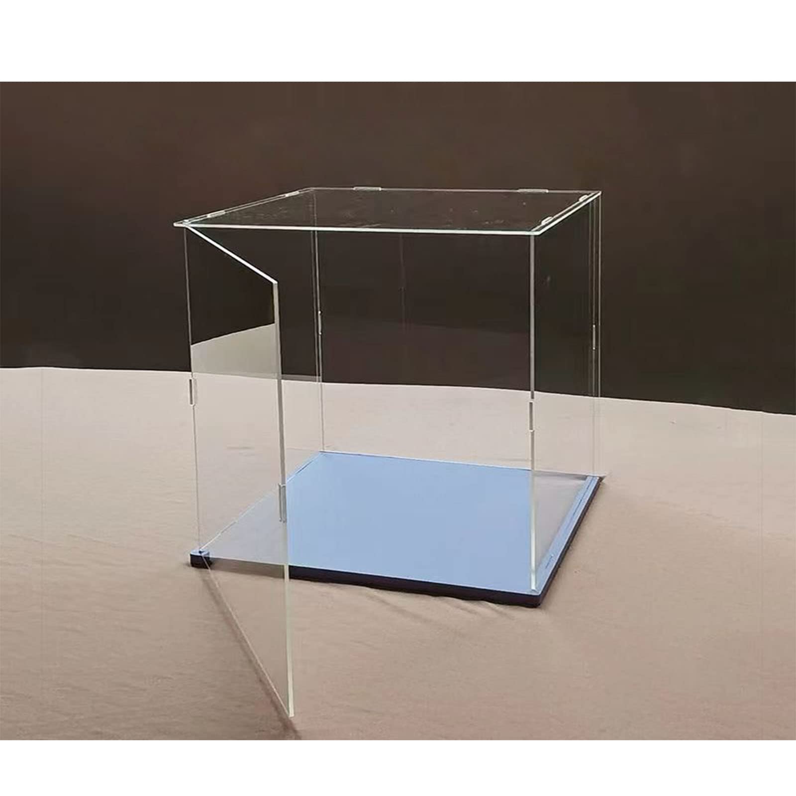 Openable Clear Acrylic Display Case Box ,Versatile Collectibles Display Dustproof Showcase with Thickening Base,for Display Action Figures Home Storage Organizing Toys (8x4x6 inch/20x10x15cm)