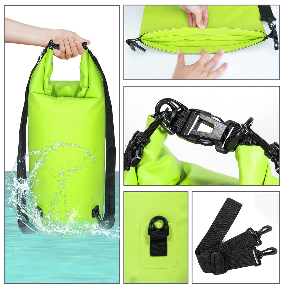 JINGJINGOLD Dry Bag Waterproof Backpack 30L Sling Dry Bag for Kayaking Roll Top Sack for Swimming Boating Camping