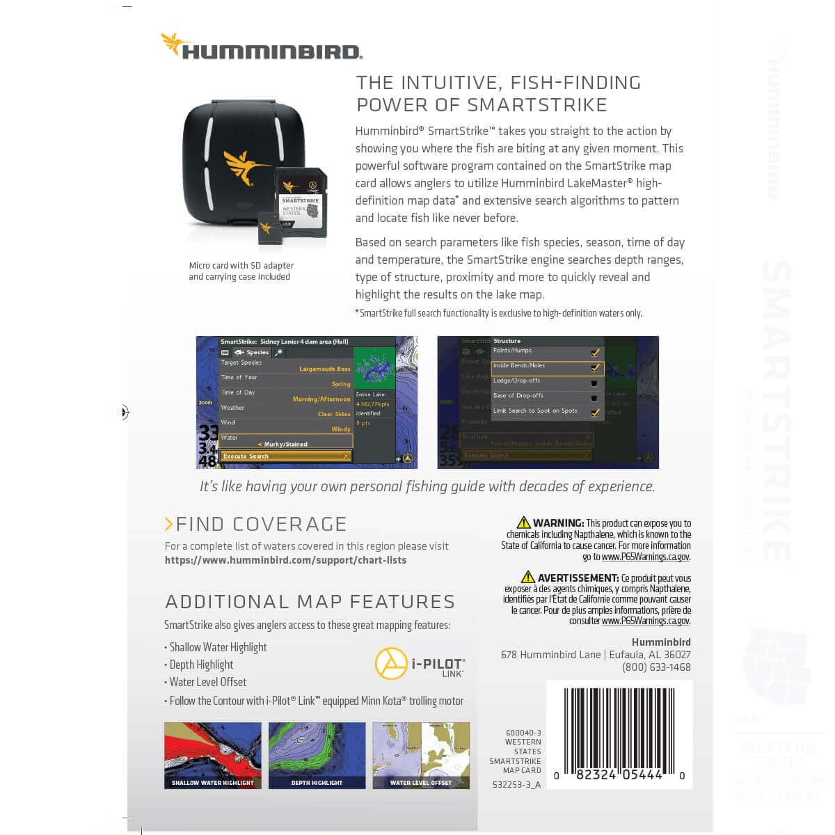 Humminbird 600040-3 SmartStrike Western States V3 (Legacy)