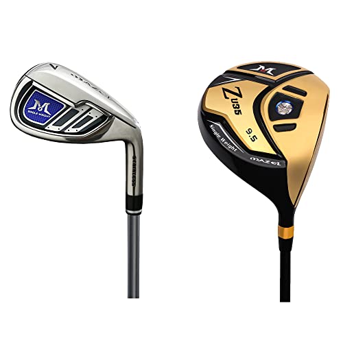 MAZEL Individual Golf 7 Iron & Golf Driver 9.5 Degree,Bundle of 2