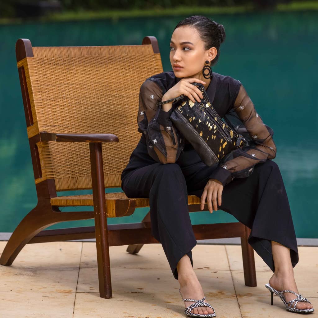 Myra Bag Moorish Leather And Hairon Bag S-2583